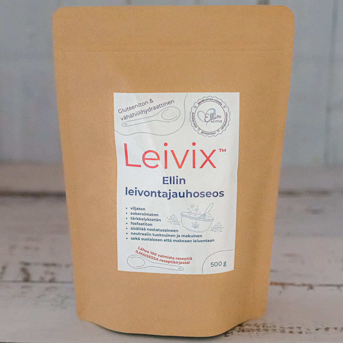 Ellin keittiö — Leivix®, gluteeniton ja vähähiilihydraattinen leivonta