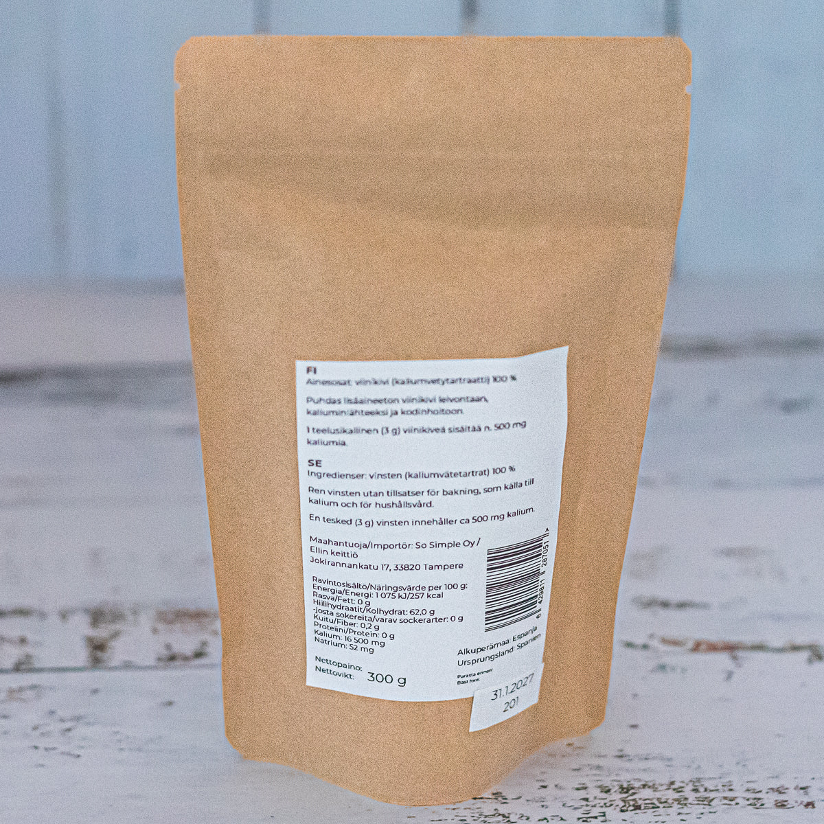 Ellin keittiö — Ellin 100 % viinikivi, 300 g